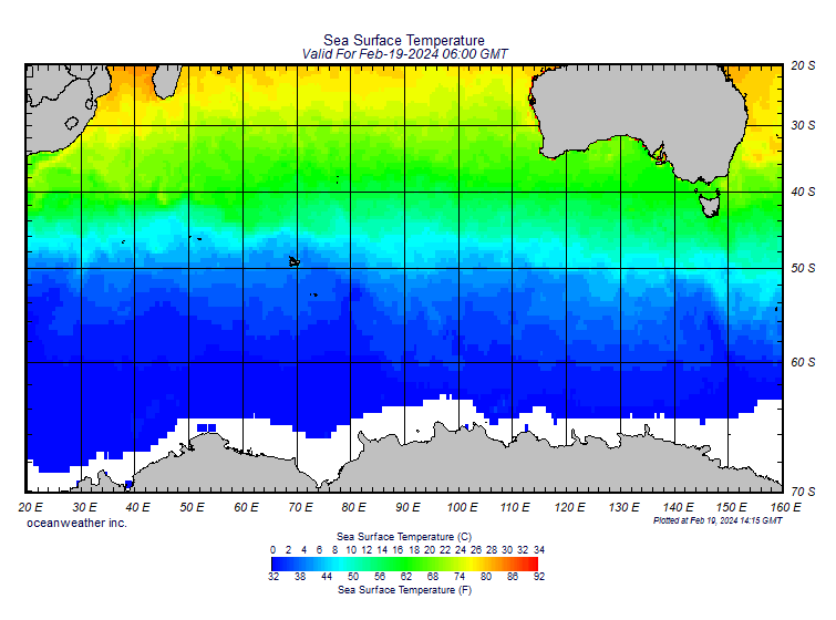 Oceanweather Inc: Current Marine Data: SST