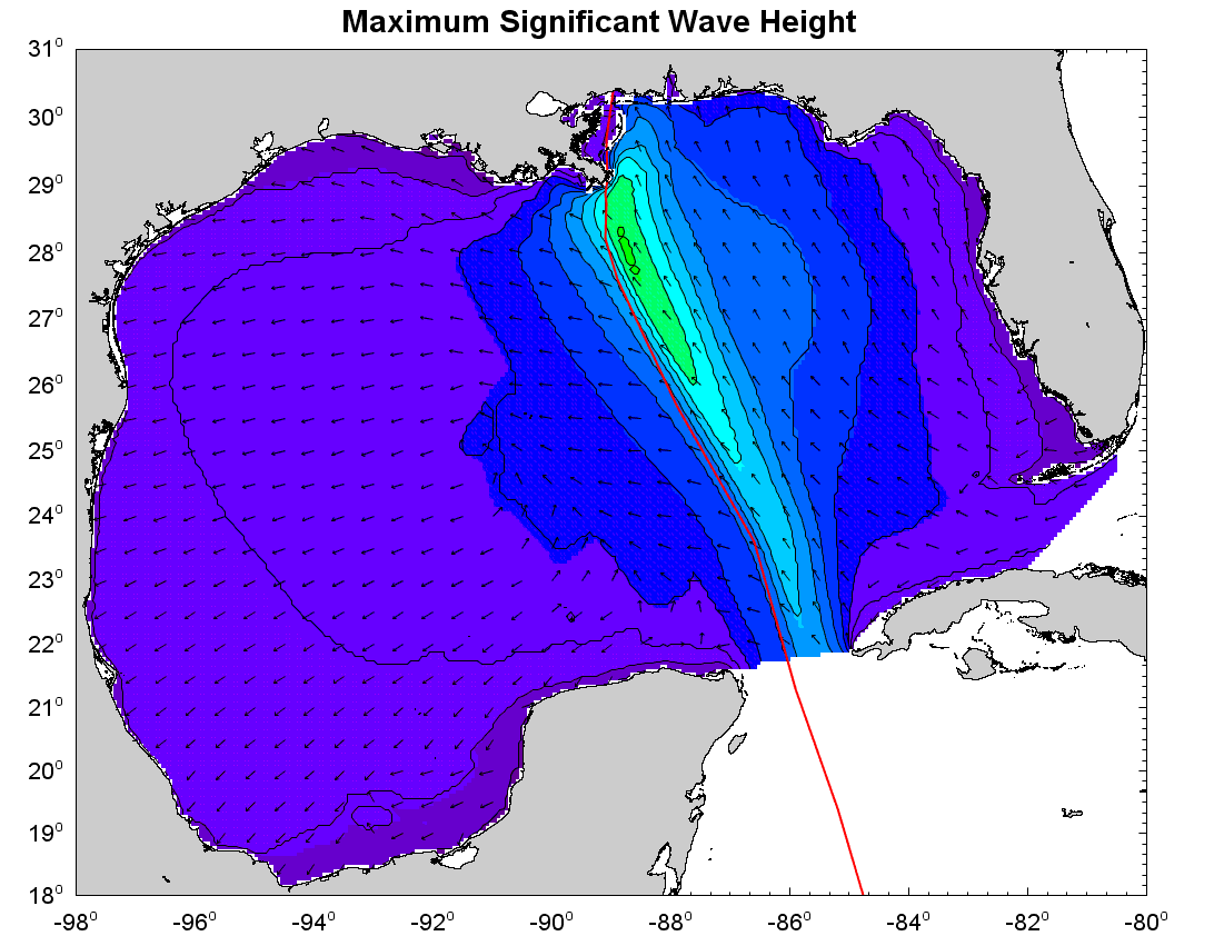 Oceanweather Inc: MetOcean Studies: Fast Response Hurricanes